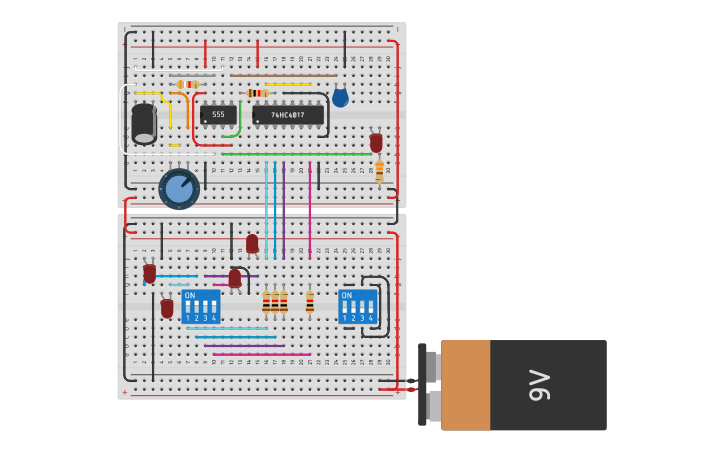 Circuit Design Network Cable Tester Cm Tinkercad
