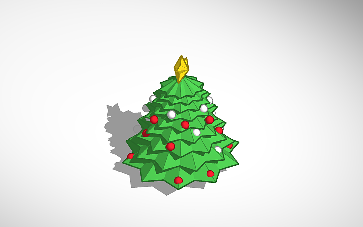 3D design Christmas Tree | Tinkercad