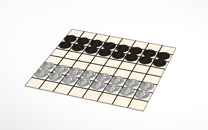 3D design It's Turkish Checkers time | Tinkercad