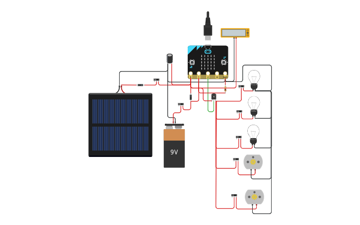 Circuit Design Micro Grid Tinkercad