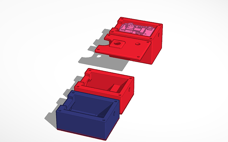 3D design esp32cam-stack - Tinkercad