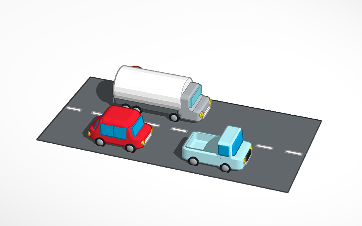3D design Traffic - Tinkercad