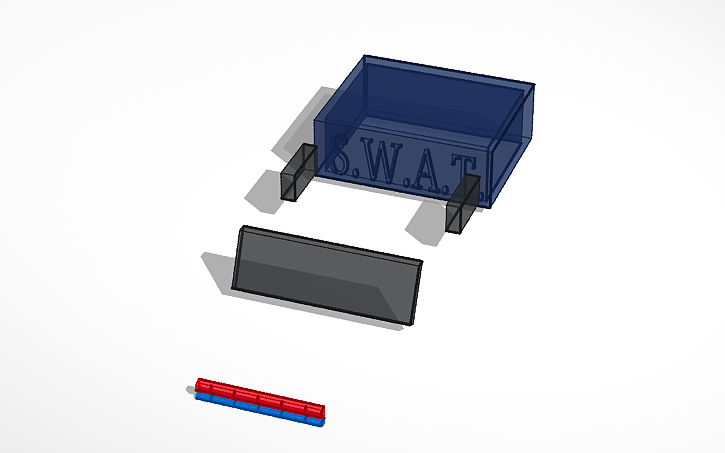 3D design GMC Hummer EV SWAT - Tinkercad