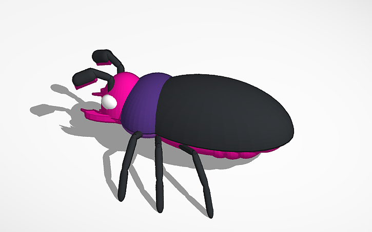 3D design Beetle - Tinkercad