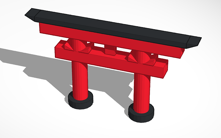 3D design Japanese Shrine | Tinkercad