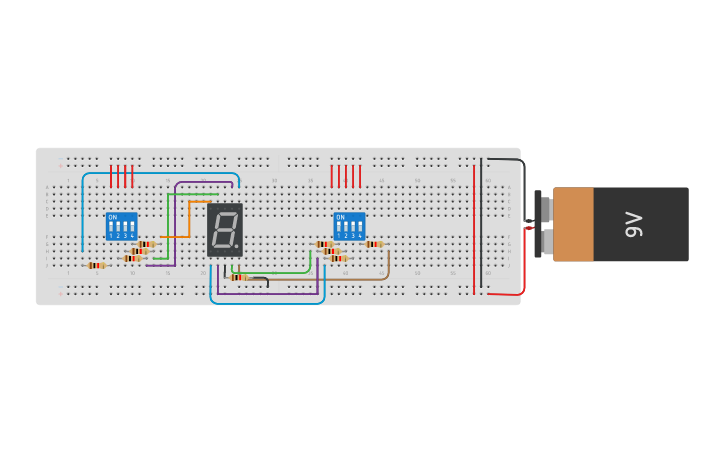 Circuit design numero 8 | Tinkercad