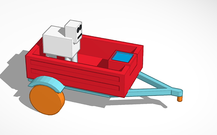 3D design Trailer and sheep | Tinkercad