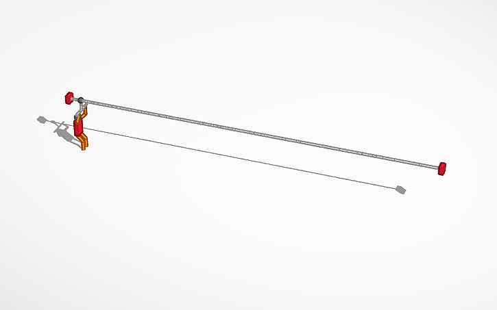 3D design Zipline Ride - Tinkercad