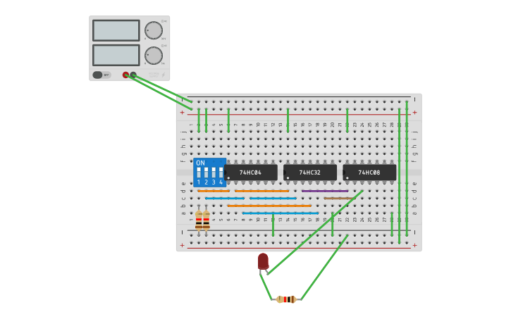 Circuit design 7a | Tinkercad