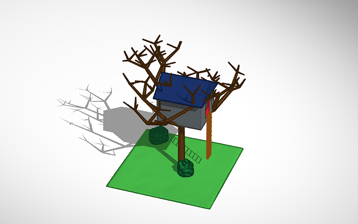 3D design Tree house - Tinkercad