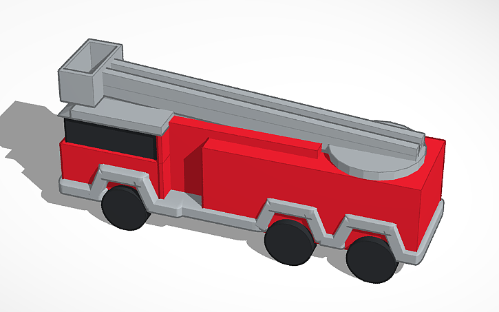 3D design Fire Truck - Tinkercad