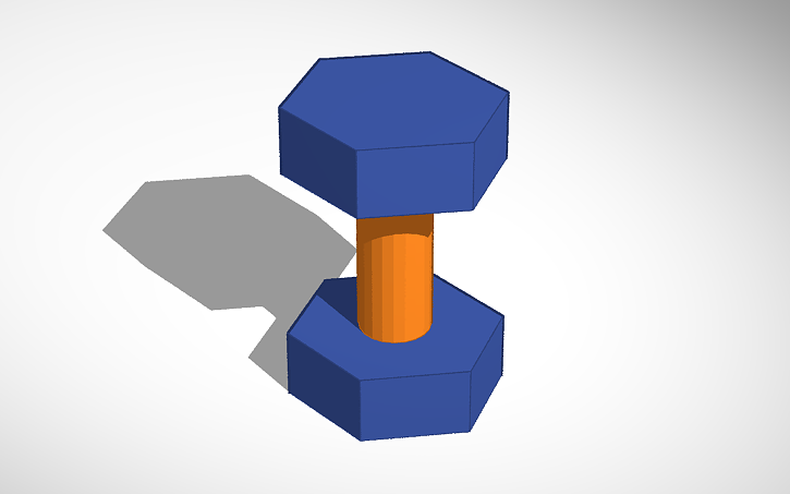 3D design Dumbell | Tinkercad