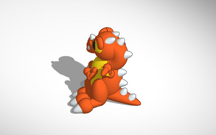3D design my bootiful dragon - Tinkercad