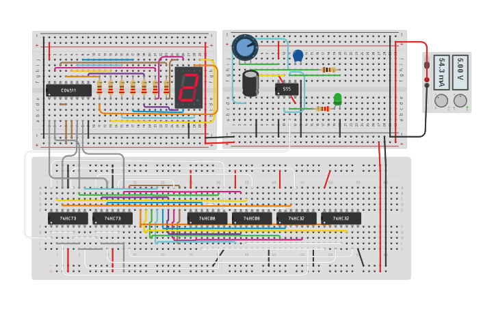 Circuit Design Estapa Tres Mod 10 Completo Tinkercad