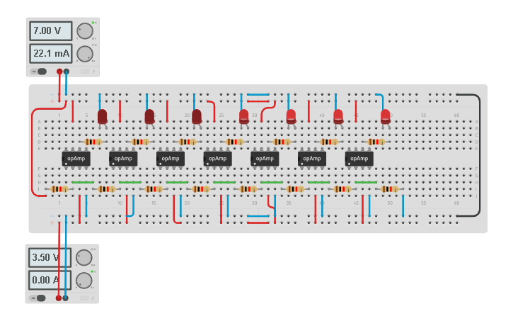 Circuit design CIRCUITO Analógico Digital - Tinkercad