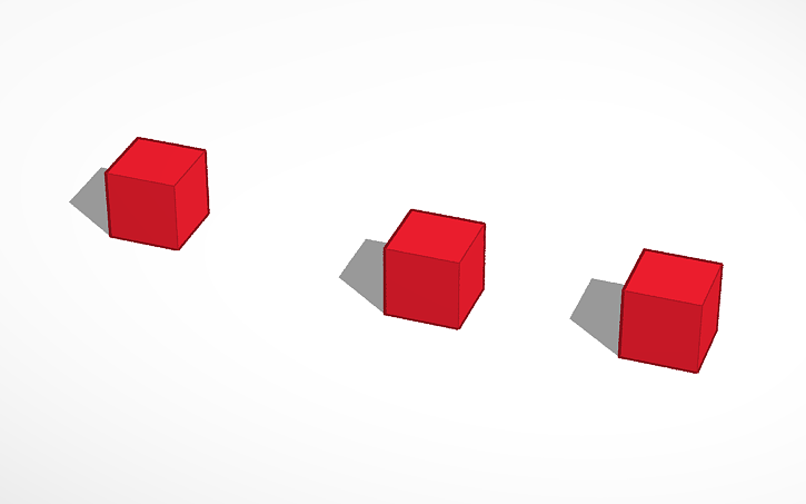 3D design Family friendly squares - Tinkercad