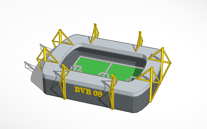 3D design BVB Stadium | Tinkercad