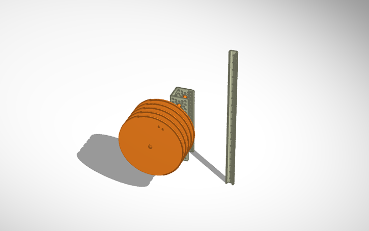 3D design Winch - Tinkercad