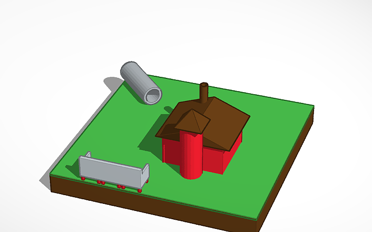 3D design The Calm FARM - Tinkercad