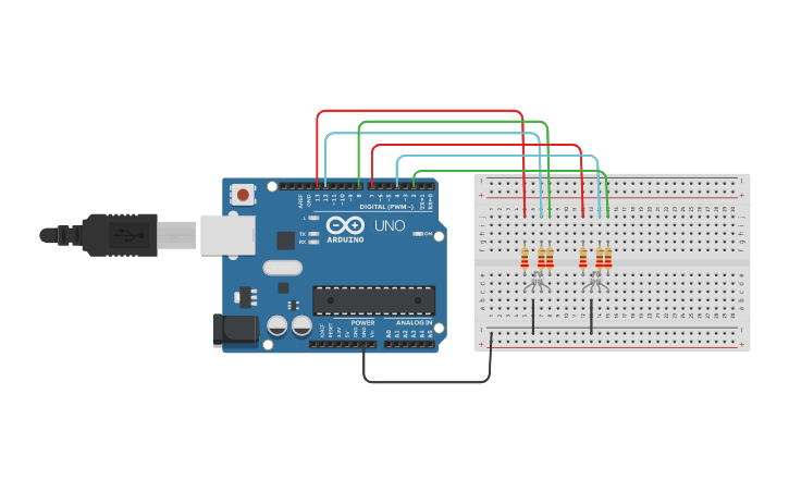 Circuit design arduino partie 1 - Tinkercad