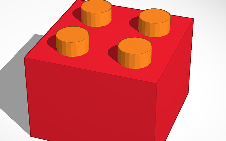 3D design cubo de lego | Tinkercad