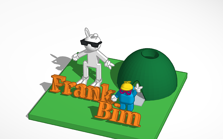 3D design The adventures of Frank the Rabbit and Bim the Robot | Tinkercad