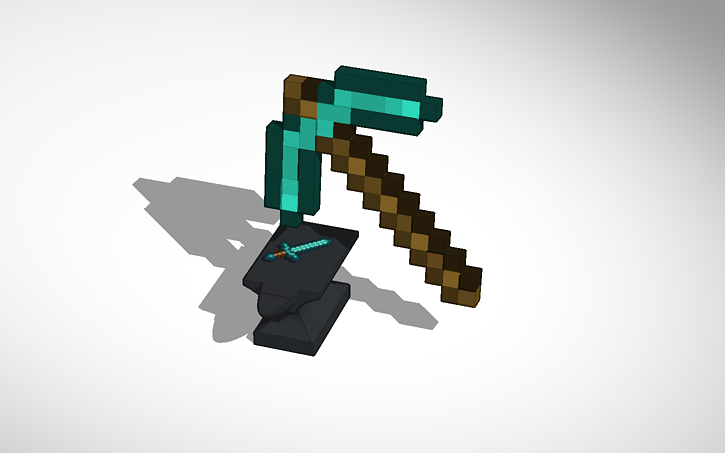 3D design mini diamond sword | Tinkercad