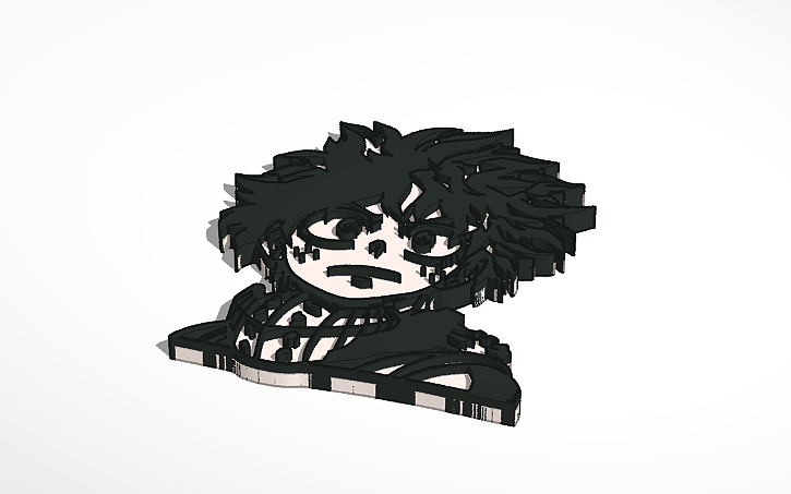 3D design Midoriya Izuku - Tinkercad