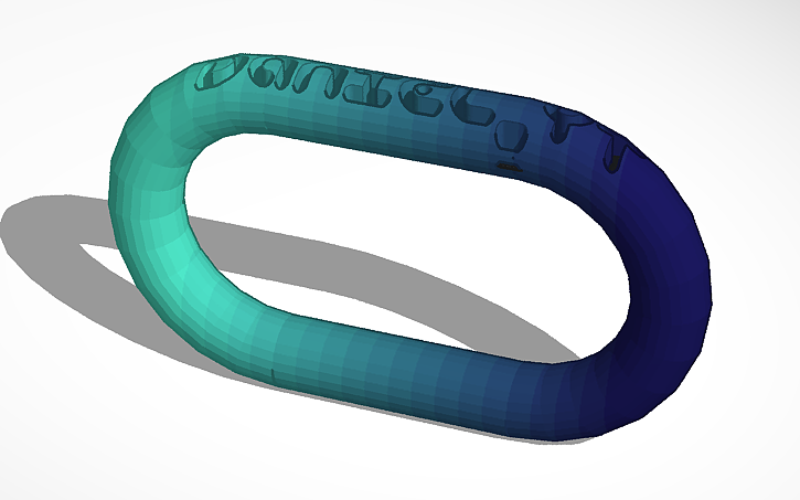 3D design My personal chain | Tinkercad