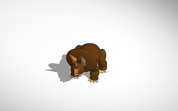 3D design Triceratops DINOSAUR | Tinkercad