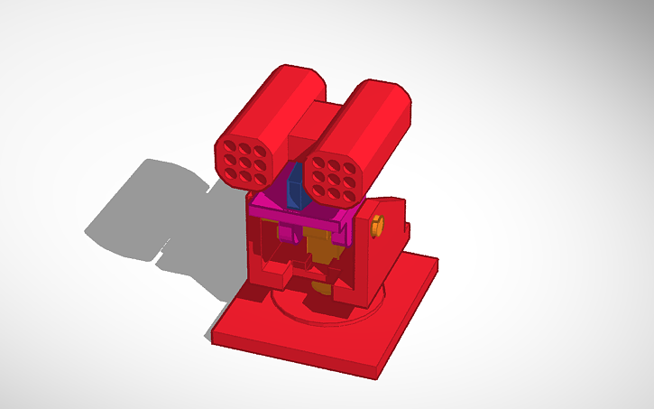 3D design Turret tower servo | Tinkercad