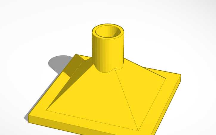 3D design ac drain - Tinkercad
