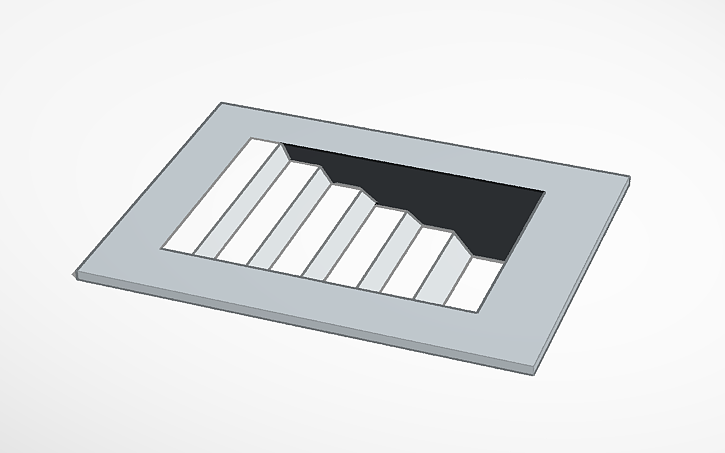 3D design stairs illusion - Tinkercad