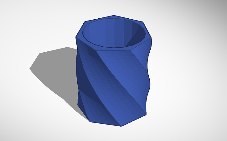3D design Pot - Tinkercad