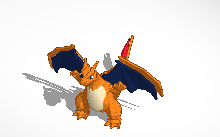 3D design Charizard - Tinkercad
