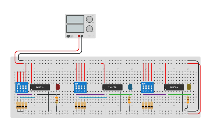 Circuit Design Circuito 74hc08 74hc32