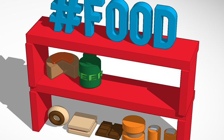 3D design Food - Tinkercad