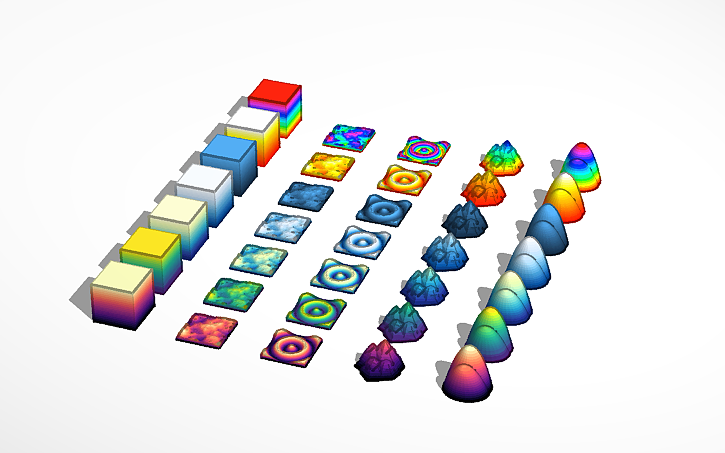 3d Design Gradient Heat Map Tinkercad