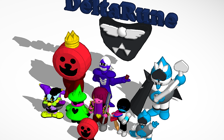 3D design Deltarune - Tinkercad
