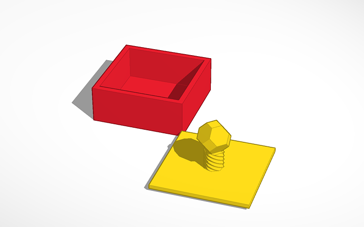 3D design chest - Tinkercad