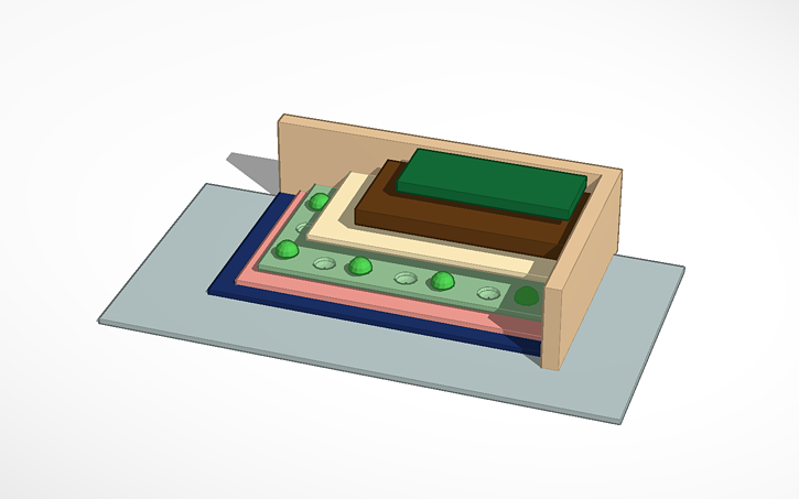 3D design Complete Garden Design - Tinkercad