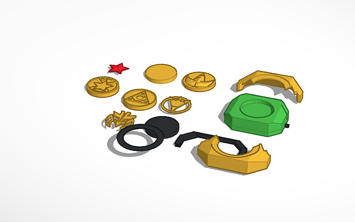 3D design Power Rangers Master Morpher - Tinkercad