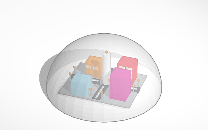 3D design home on mars - Tinkercad