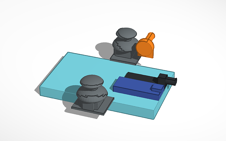 3D design Arduino RC Controller - Tinkercad