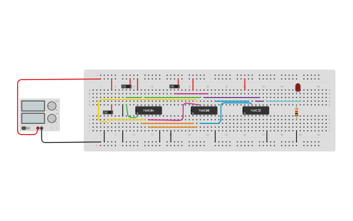 Circuit design USING SOP | Tinkercad Circuit design USING SOP | Tinkercad