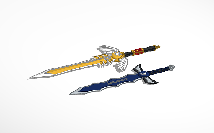 3D design Sunrise & Twilight - Fantasy weapons | Tinkercad