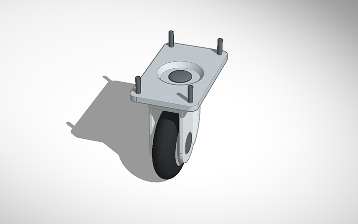 3D design Caster - Tinkercad