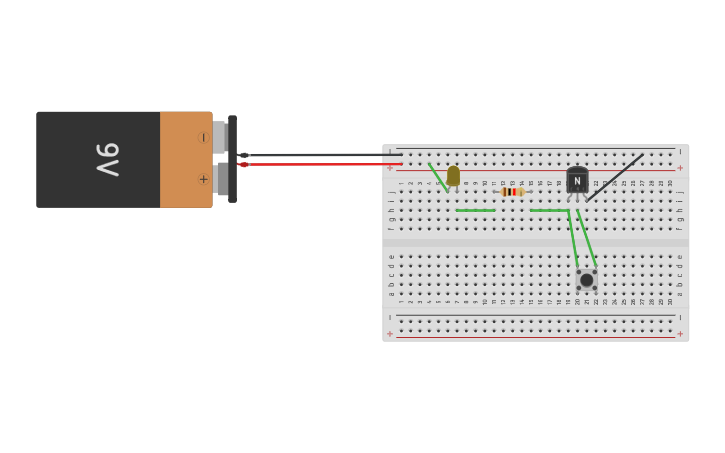 Circuit design Touch Sensor Circuit - Tinkercad