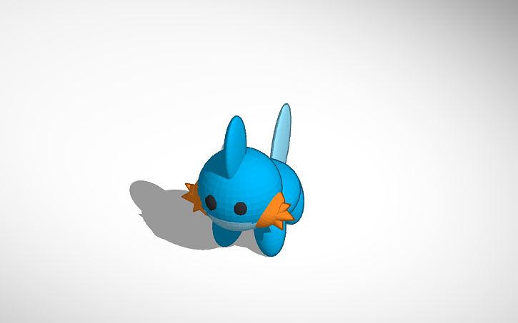 3D design Mudkip - Tinkercad