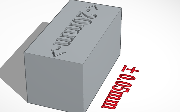 3D design slot gauge alfie gibbons - Tinkercad